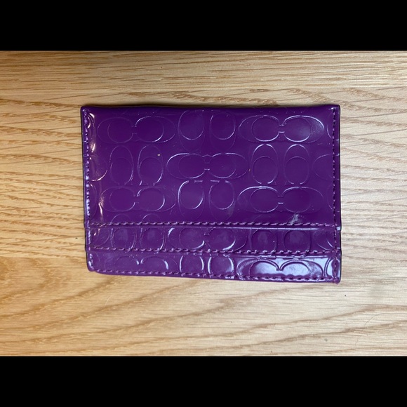 Coach | Bags | Coach Credit Card Wallet Used | Poshmark